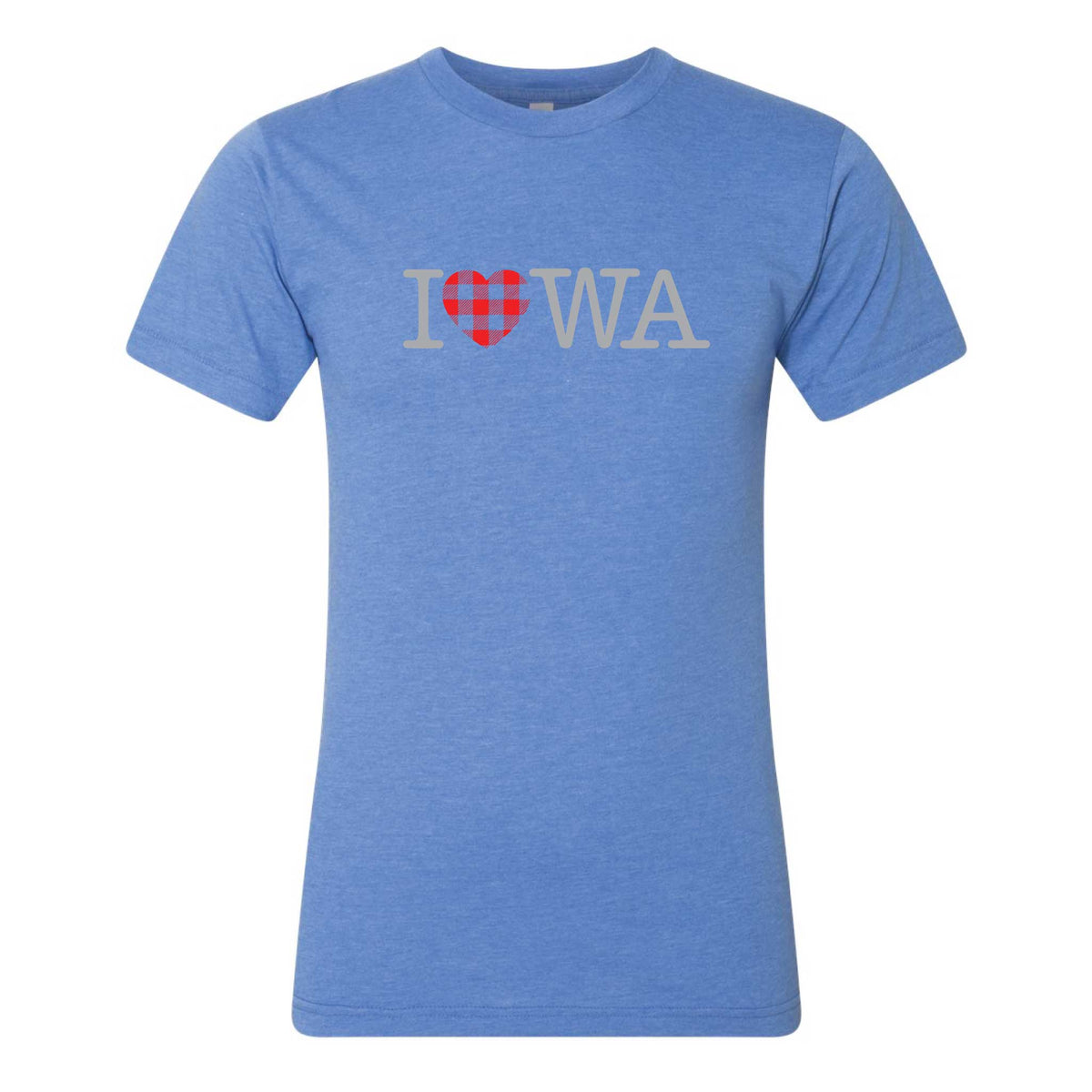 Buffalo Plaid Heart Iowa T-Shirt – Iowa Awesome